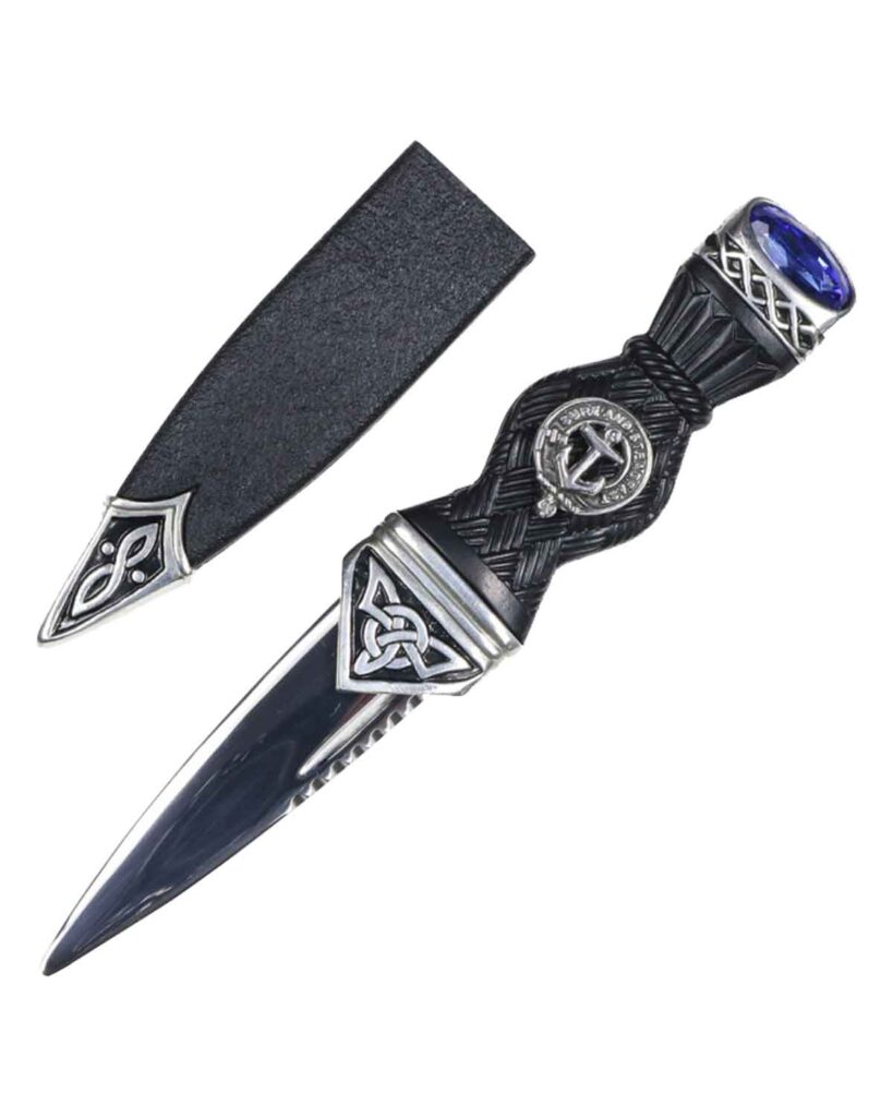 Celtic Knot Clan Crest Sgian Dubh